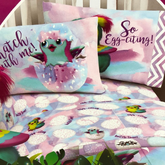 Hatchimals | Bedding | Hatchimals Colleggtibles Girls Twin Sheet Set ...